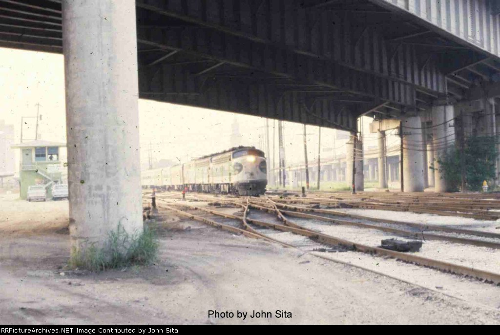 Amtrak Crescent, northbound, May, 1979
